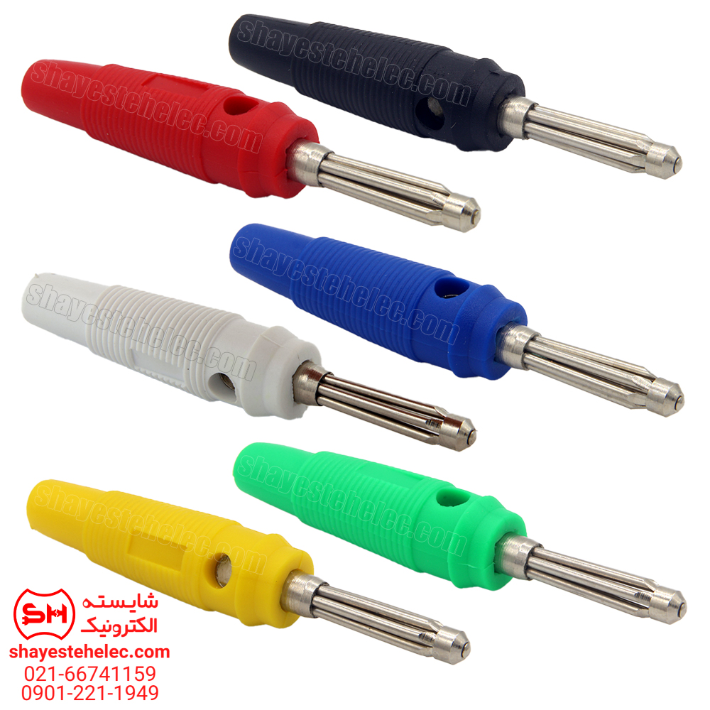 فیش موزی 8 پر درجه1(4mm) - شایسته الکترونیک